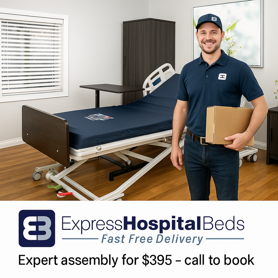 Medline Full Electric Hospital Bed Set – Express Hospital Beds