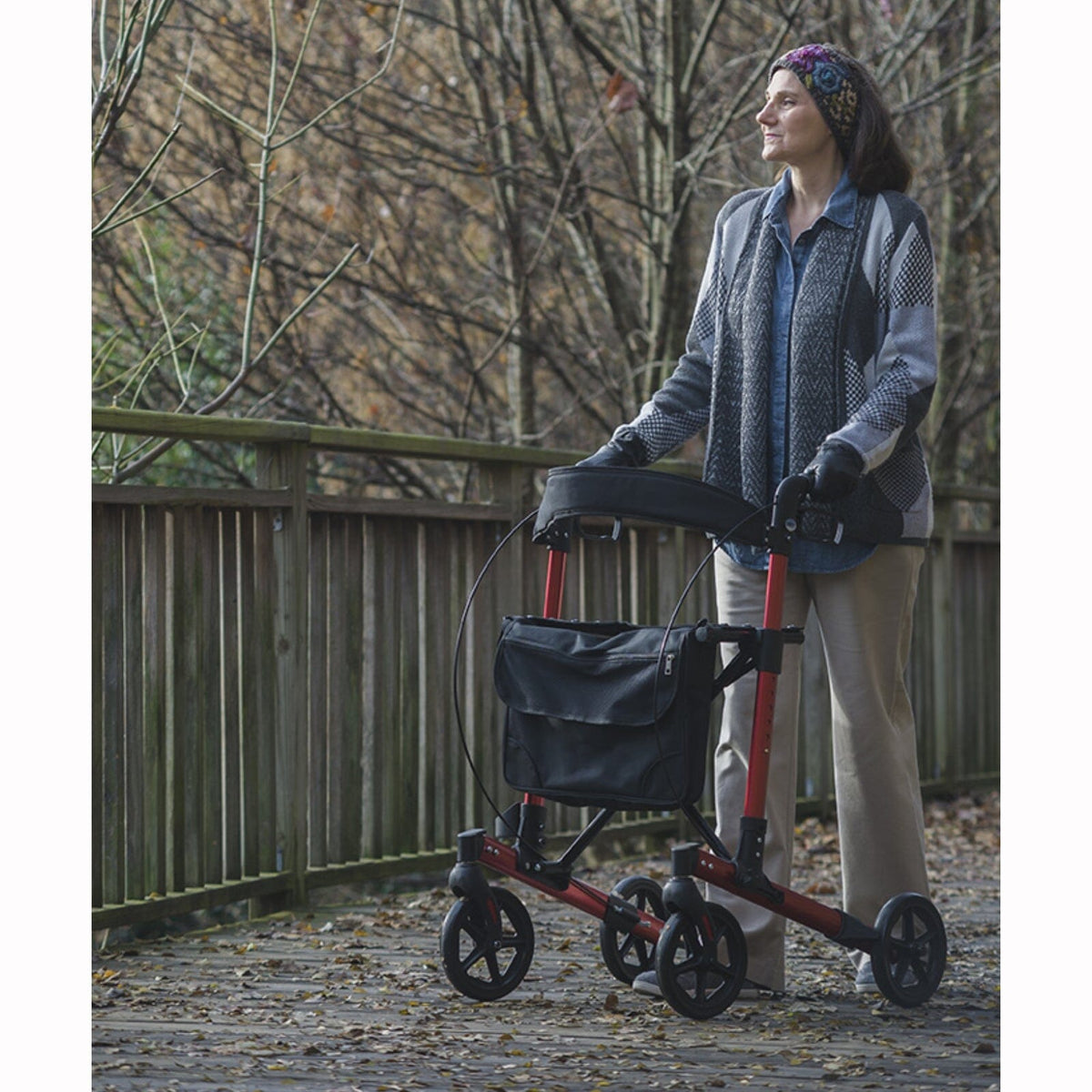 Lumex Walkabout Allura Rollator – Express Hospital Beds